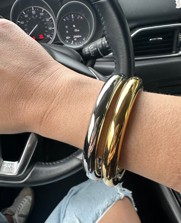 Chunky Bangles – Ninetynintyone Jewelry